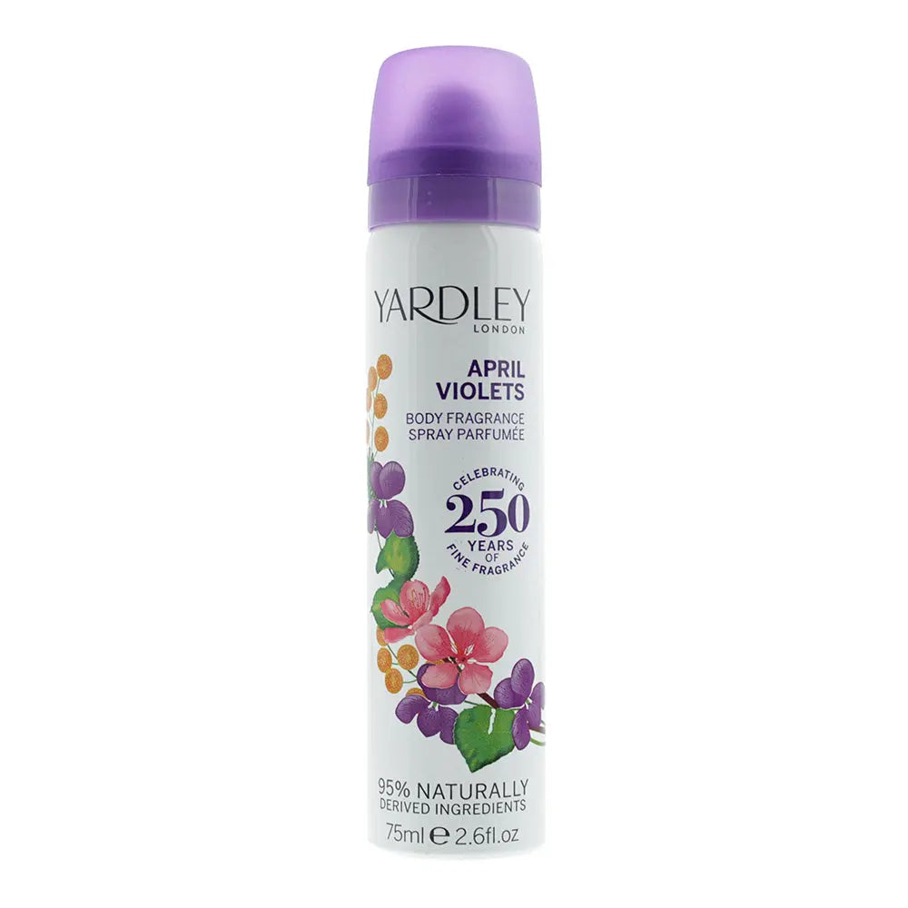 Yardley April Violets Deodorant Spray 75ml - Floral Freshness – The ...