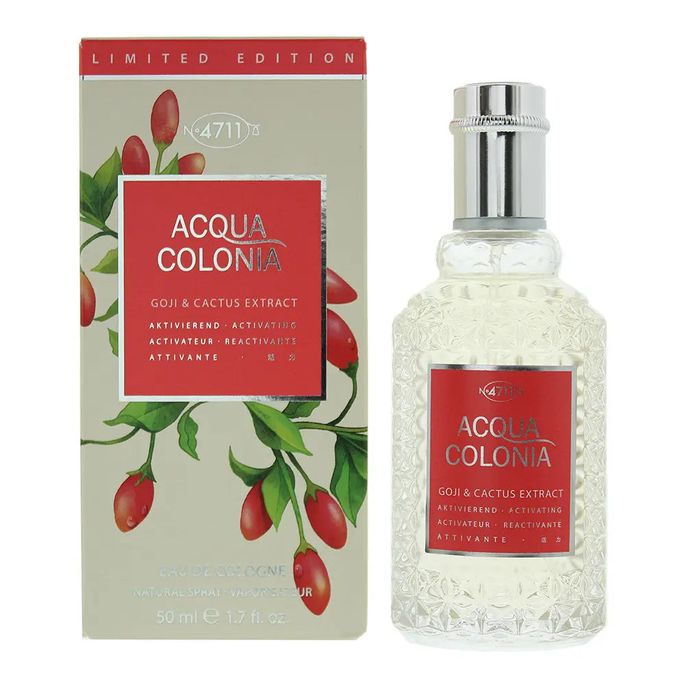 4711 Acqua Colonia Goji & Cactus Eau De Cologne 50ml - Refreshing ...