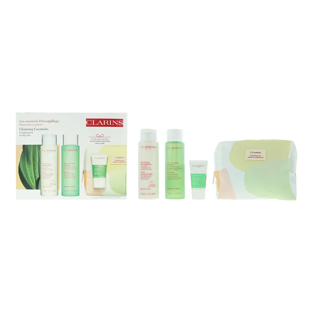 Clarins Cleansing Essentials 4 Piece Gift Set - Refresh Your Skin — The Beauty Store