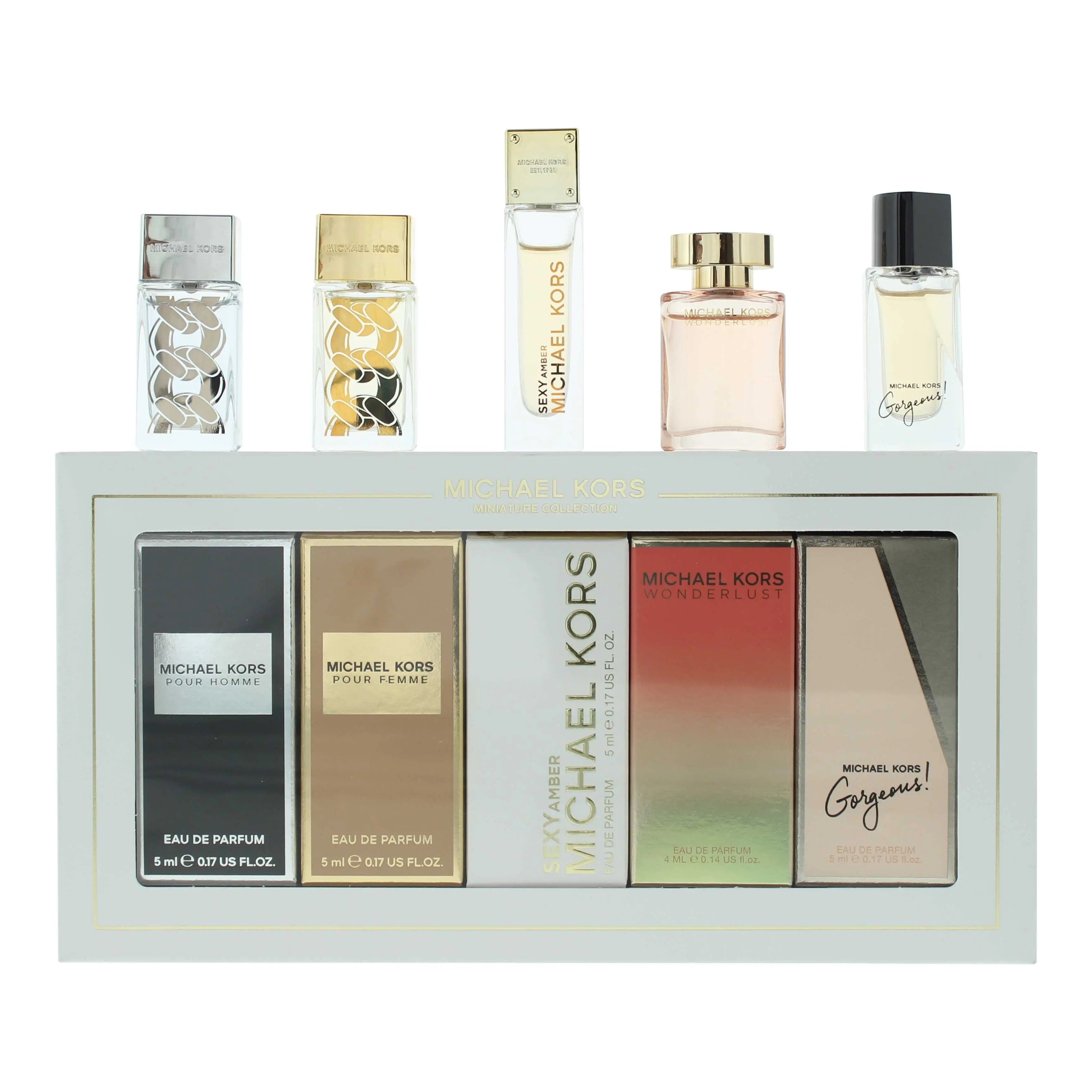 Michael Kors Miniatures 5 Piece Gift Set 5ml - Luxury Fragrance Set ...