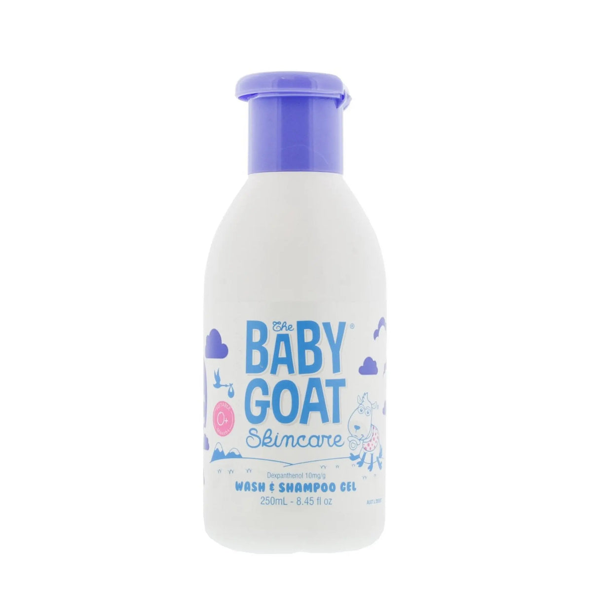 The Baby Goat Skincare Wash & Shampoo Gel Paraben & Alcohol Free 250ml ...