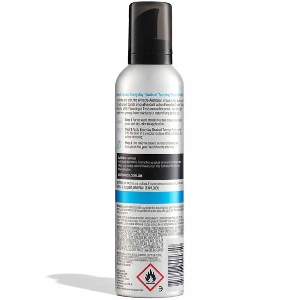 Bondi Sands Men Everyday Gradual Self Tanning Foam 225ml - The Beauty ...