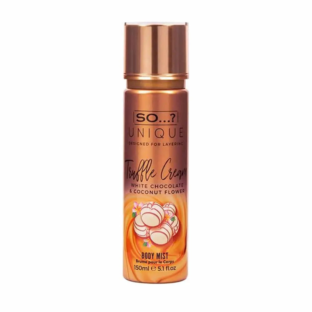 So..? Unique Truffle Cream Body Mist 150ml - The Beauty Store