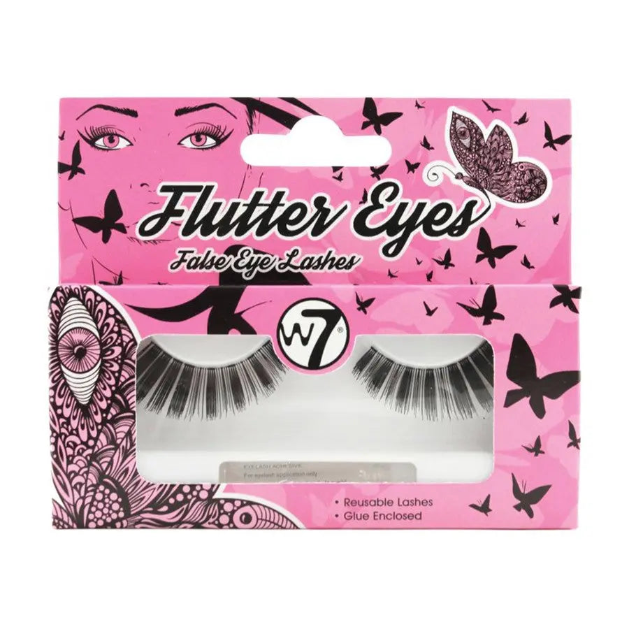 W7 Flutter Eyes False Eye Lashes with Lash Glue - 04 - The Beauty — The ...