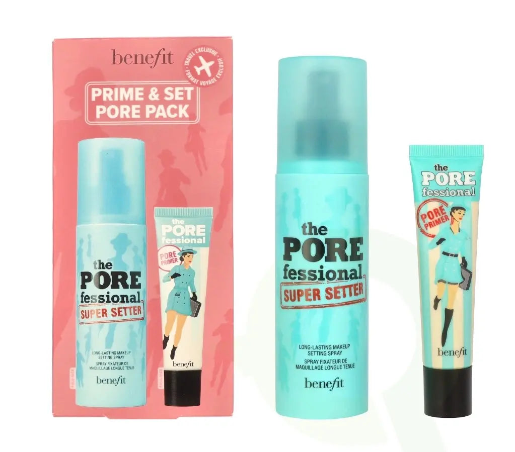 Benefit The Porefessional Primer Set Primer 22ml + Super Setter 120ml – The Beauty Store