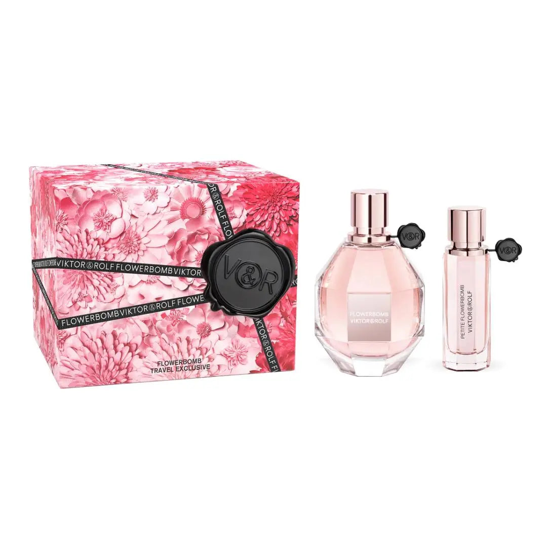Viktor & Rolf Flowerbomb Gift Set Eau de Parfum 100ml + Eau de Parfum ...